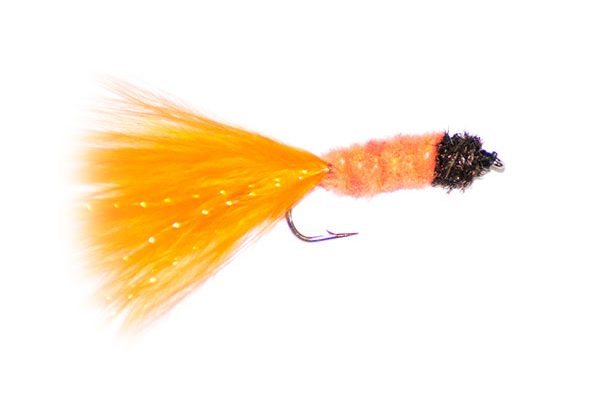 Orange cormorant traditional lure from fish fishing flies ltd