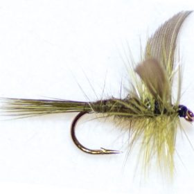 Rough olive winged traditional dry fly from the guys at fish fishing flies