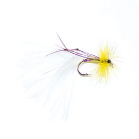 Black Hopper Green Head hybrid hopper fly.