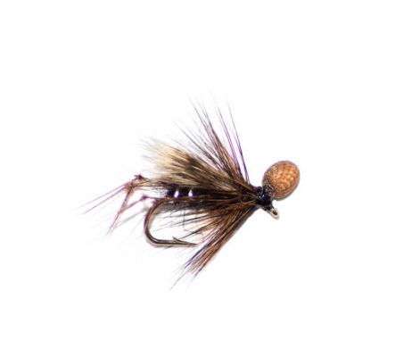 Hopper Half Hog Kate Mclaren Booby Head hopper fly fishing fly.