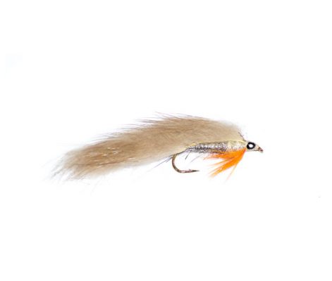 natural minkie pearly body Lure traditional minkie type fishing fly