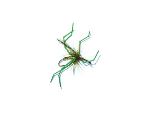 Olive Daddy Long Legs Rubber Legs, great daddy long legs trout pattern