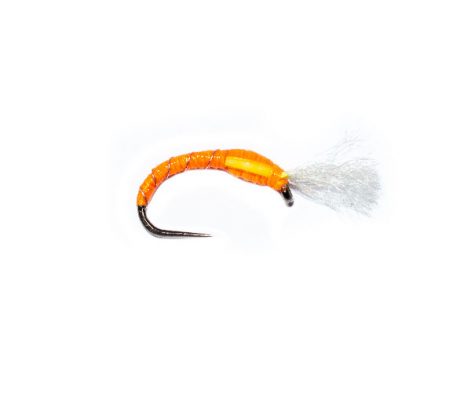 Dickinsons Orange Buzzer With Breathers top ten trout flies