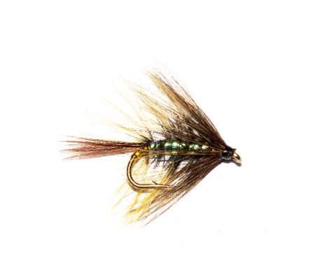 Dabbler Default Olive traditional wet fly pattern from guys at fish fishing