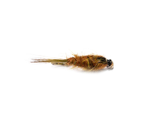 Pond Olive Brown Nymph trout fishing fly from fish fishing flies.