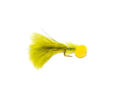 Hatching Yellow Hot Head Blue Flash Damsel TroutFishing Flies